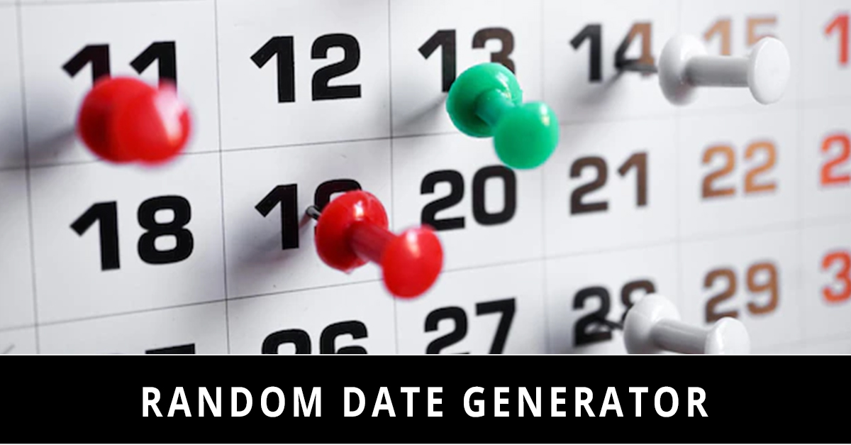 Random Date Generator 🗓️
